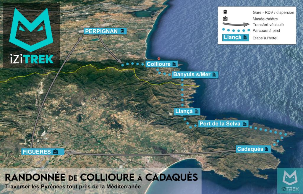 Randonnée de Collioure à Cadaquès :: iZiTREK